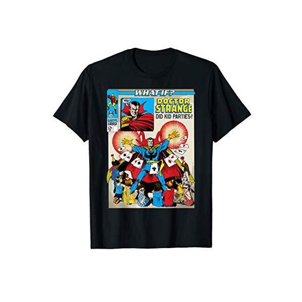 Tシャツ キャラクター ファッション トップス 海外モデル EPM2PV3FS8C Marvel What If Doctor Strange Did Kid Parties Comic Cover T-Shirt海外限定品を迅速輸入！5〜...
