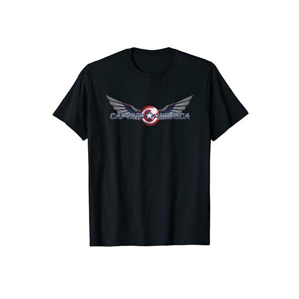 Tシャツ キャラクター ファッション トップス 海外モデル M7GYR1AHV0P Marvel Falcon Winter Soldier Falcon Captain America Shield T-Shirt海外限定品を迅速輸入！5...