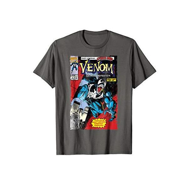 Tシャツ キャラクター ファッション トップス 海外モデル EWDZQ9W2W1M Marvel Venom Lethal Protector Retro Comic Graphic T-Shirt T-Shirt海外限定品を迅速輸入！5〜...