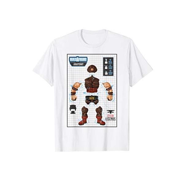 Tシャツ キャラクター ファッション トップス 海外モデル CT3BX9X2QRF Marvel Legends Series Juggernaut Build A Figure Anatomy T-Shirt海外限定品を迅速輸入！5〜15...