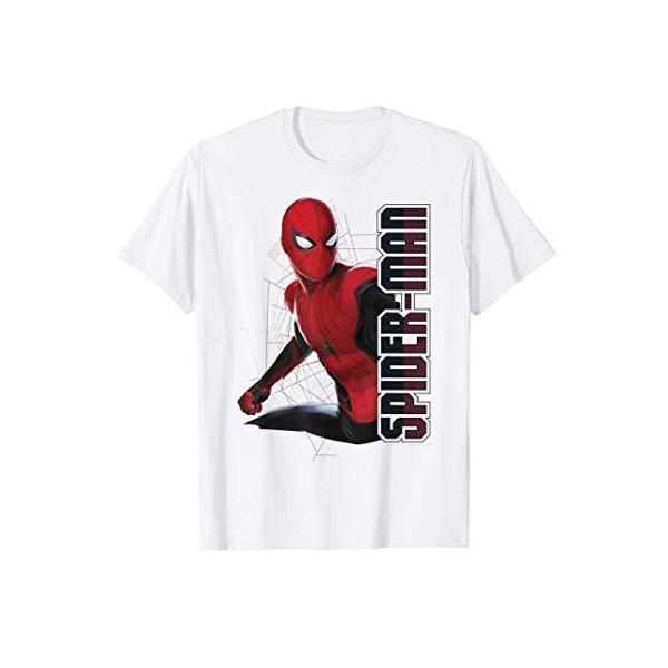 Tシャツ キャラクター ファッション トップス 海外モデル 6EM6V0BSM7B Marvel Spider-Man Far From Home Action Pose Logo T-Shirt海外限定品を迅速輸入！5〜15営業日にて発送...