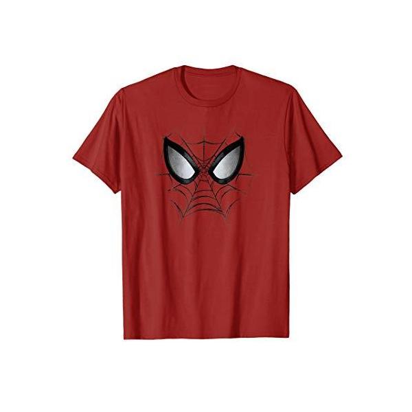 Tシャツ キャラクター ファッション トップス 海外モデル 4DV9GZZ87PX Marvel Comics Spider-Man Web Mask Big Face T-Shirt海外限定品を迅速輸入！5〜15営業日にて発送します。商品...