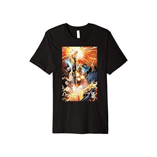 Tシャツ キャラクター ファッション トップス 海外モデル G8Y0K2X2A1C Marvel Comixology Nova The Black Order Comic Cover Premium T-Shirt海外限定品を迅速輸入！5...