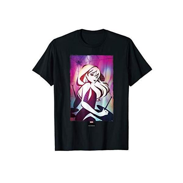 Tシャツ キャラクター ファッション トップス 海外モデル A8SEKT688F5 Marvel Ghost-Spider Water Color Grade Graphic T-Shirt T-Shirt海外限定品を迅速輸入！5〜15営業...