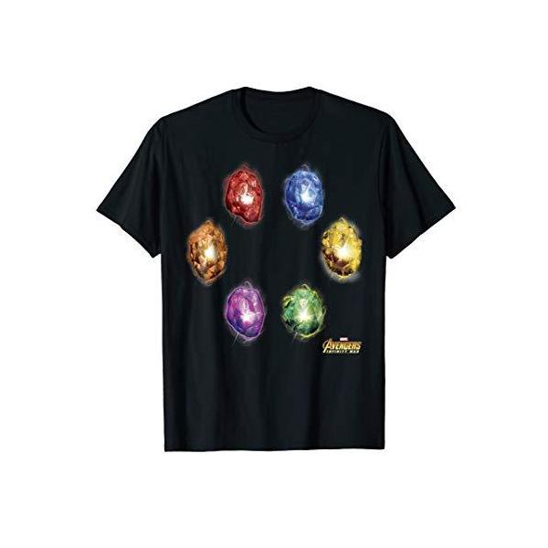 Tシャツ キャラクター ファッション トップス 海外モデル Y41M09AYHJG Marvel Avengers Infinity War Stones Glow Graphic T-Shirt T-Shirt海外限定品を迅速輸入！5〜1...