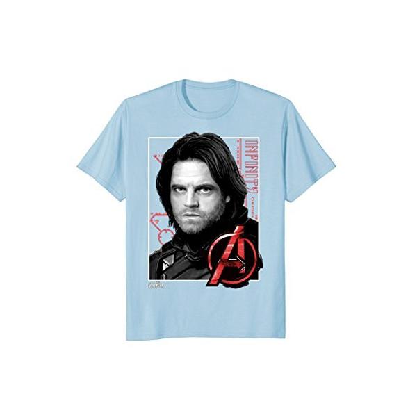 Tシャツ キャラクター ファッション トップス 海外モデル E5M945KS9RE Marvel Avengers Infinity War Bucky War Face Graphic T-Shirt T-Shirt海外限定品を迅速輸入！...