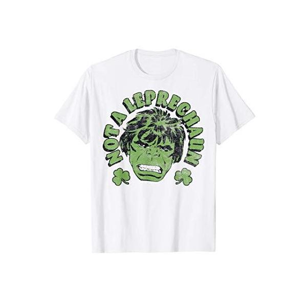 Tシャツ キャラクター ファッション トップス 海外モデル RVGZED341VG Marvel St. Patrick's Day Hulk Not A Leprechaun T-Shirt海外限定品を迅速輸入！5〜15営業日にて発送しま...