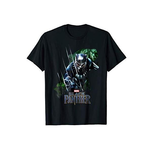 Tシャツ キャラクター ファッション トップス 海外モデル T5YEXYPX14R Marvel Black Panther Movie Jungle Roar Clawed T-Shirt T-Shirt海外限定品を迅速輸入！5〜15営業...