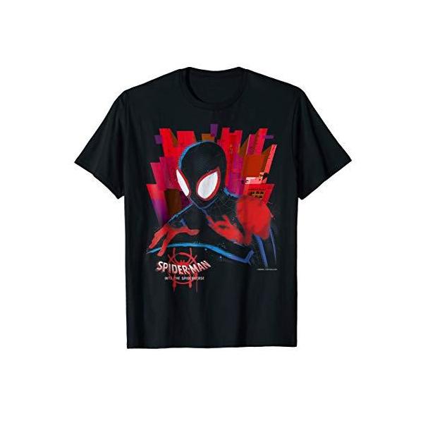 Tシャツ キャラクター ファッション トップス 海外モデル AS5XKPXG0GY Marvel Spider-Man Spiderverse Dark Graphic T-Shirt T-Shirt海外限定品を迅速輸入！5〜15営業日にて...