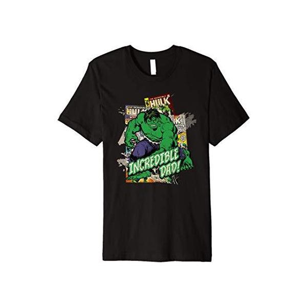 Tシャツ キャラクター ファッション トップス 海外モデル CKD2Z21WYKG Marvel Hulk Incredible Dad Father's Day Premium T-Shirt海外限定品を迅速輸入！5〜15営業日にて発送し...