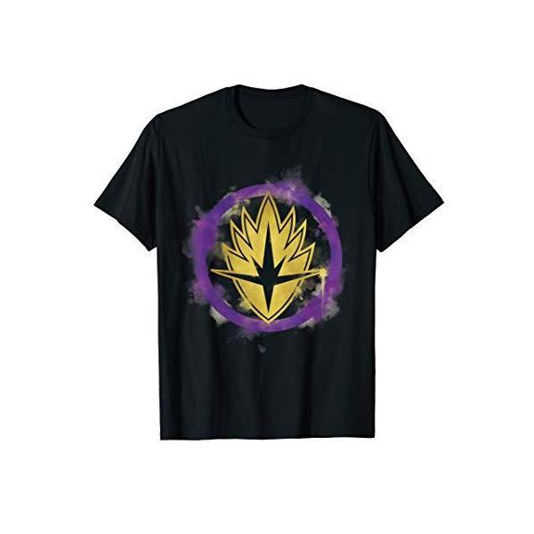 Tシャツ キャラクター ファッション トップス 海外モデル MS64HK9356F Marvel Avengers Endgame Guardians Spray Paint Logo T-Shirt海外限定品を迅速輸入！5〜15営業日にて...