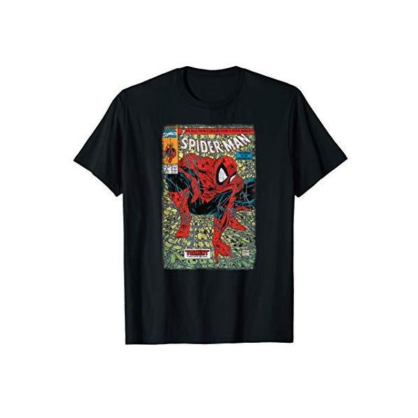 Tシャツ キャラクター ファッション トップス 海外モデル A592KW91E1Z Marvel Comics Retro Classic Spider-Man Torment Distressed T-Shirt海外限定品を迅速輸入！5〜...