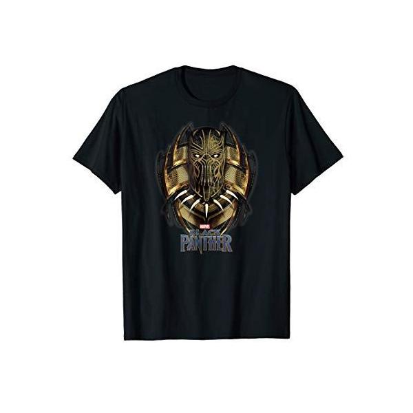 Tシャツ キャラクター ファッション トップス 海外モデル PGXJEJ8CB8R Marvel Black Panther Movie Killmonger Gold Jaguar T-Shirt T-Shirt海外限定品を迅速輸入！5〜...