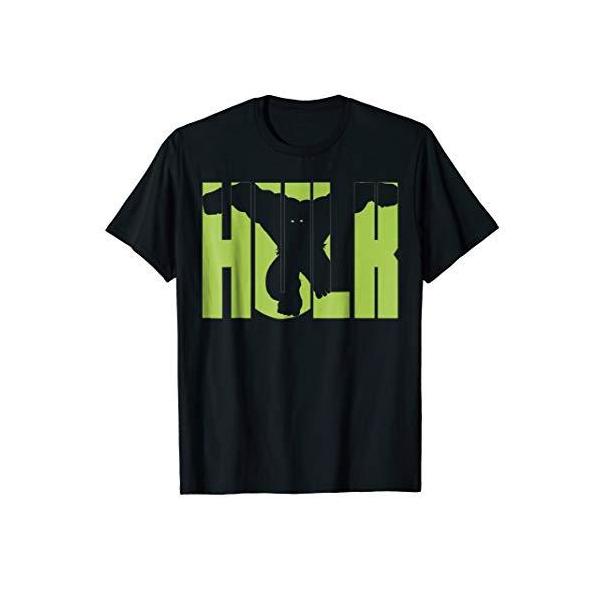 Tシャツ キャラクター ファッション トップス 海外モデル 2HXVBWBSGWX Marvel Comics Retro Classic Incredible Hulk Smash Silhouette T-Shirt海外限定品を迅速輸入...