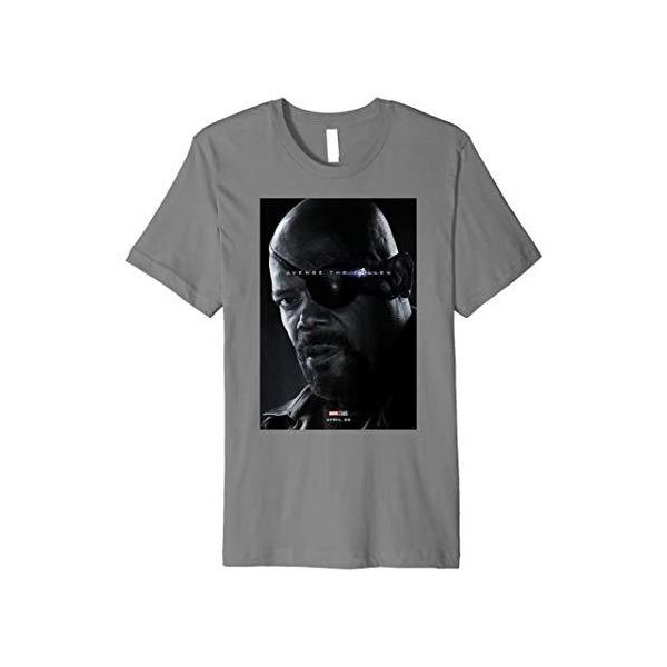 Tシャツ キャラクター ファッション トップス 海外モデル 84G7BK3YCH3 Marvel Avengers Endgame Nick Fury Avenge The Fallen Premium T-Shirt海外限定品を迅速輸入！...