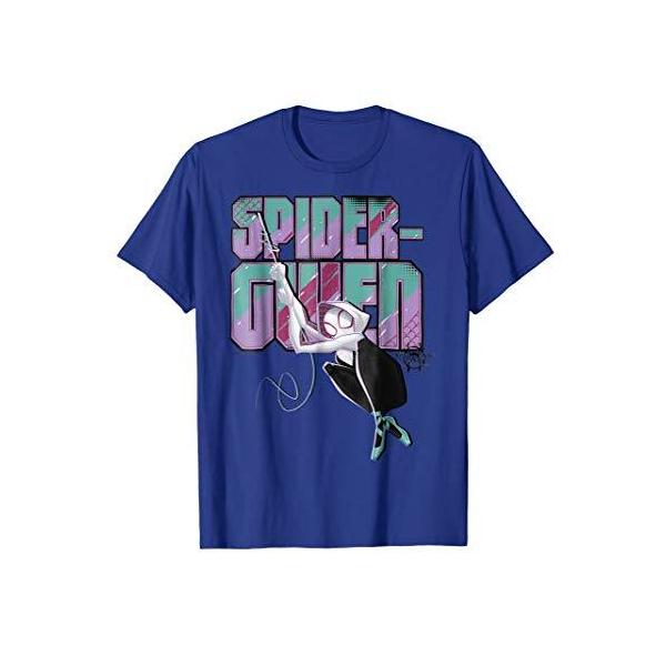 Tシャツ キャラクター ファッション トップス 海外モデル YKGA0KZMYMN Marvel Spider-Man Spiderverse Gwen Swing Graphic T-Shirt T-Shirt海外限定品を迅速輸入！5〜1...