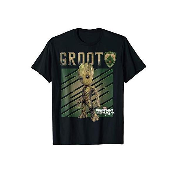 マーベル Marvel ガーディアンズオブギャラクシー2 ベビーグルート 半袖Tシャツ メンズ 【Sサイズ】 ブラック ファッション トップス アメリカTシャツ キャラクター ファッション トップス 海外モデル R4PBC12NVF1 Ma...