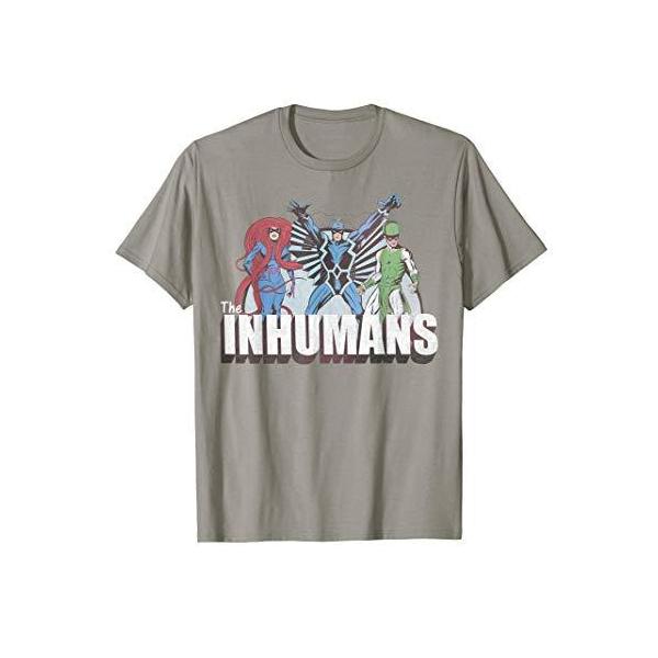 Tシャツ キャラクター ファッション トップス 海外モデル 0PBM94PHZEA Marvel The Inhumans Medusa BlackBolt Karnak Graphic T-Shirt T-Shirt海外限定品を迅速輸入！...