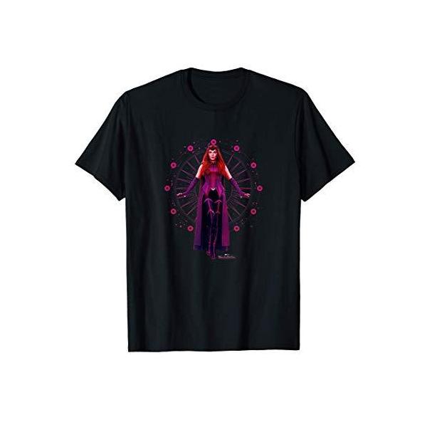 Tシャツ キャラクター ファッション トップス 海外モデル P3WJ2R7X6E8 Marvel WandaVision The Scarlet Witch Floating Portrait T-Shirt海外限定品を迅速輸入！5〜15営...