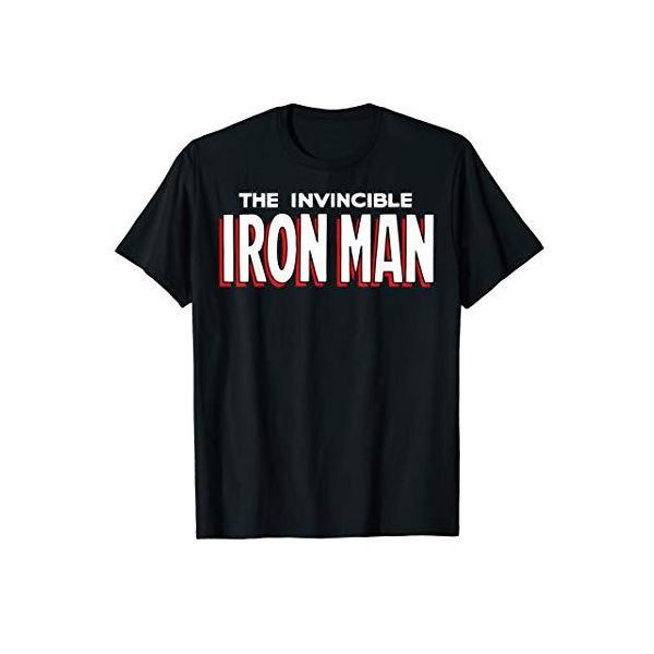 Tシャツ キャラクター ファッション トップス 海外モデル 4R9NC7MY2VK Marvel The Invincible Iron Man Ultimate Retro Logo T-Shirt T-Shirt海外限定品を迅速輸入！5...