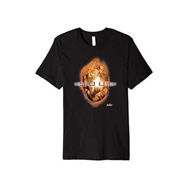 マーベル Marvel インフィニティウォー オレンジの魂の石 半袖Tシャツ レディース 【Sサイズ】 ブラック ファッション トップス アメリカTシャツ キャラクター ファッション トップス 海外モデル TQD0BN6M32E Marve...