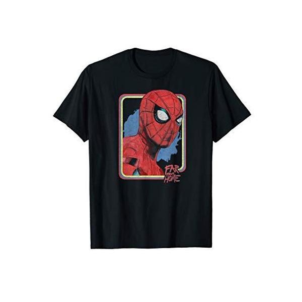 Tシャツ キャラクター ファッション トップス 海外モデル 4C9KN7XPX13 Marvel Spider-Man Far From Home Portrait T-Shirt海外限定品を迅速輸入！5〜15営業日にて発送します。商品名（...