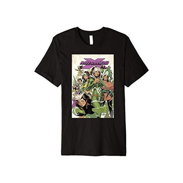 Tシャツ キャラクター ファッション トップス 海外モデル T9EHK5JKAFG Marvel Comixology Mr. &amp; Mrs. X Comic Book Cover Premium T-Shirt海外限定品を迅速輸入！...