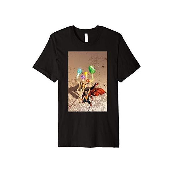 Tシャツ キャラクター ファッション トップス 海外モデル 2DA8K4Y41ZK Marvel Comixology Adam Warlock Infinity Wars Comic Cover Premium T-Shirt海外限定品を...