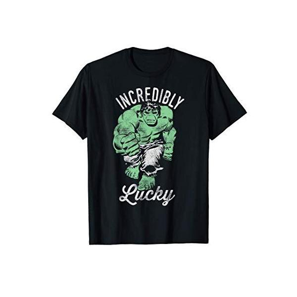 Tシャツ キャラクター ファッション トップス 海外モデル J50HF2XFG5P Marvel Hulk Incredibly Lucky Vintage St. Paddy's T-Shirt海外限定品を迅速輸入！5〜15営業日にて発送...