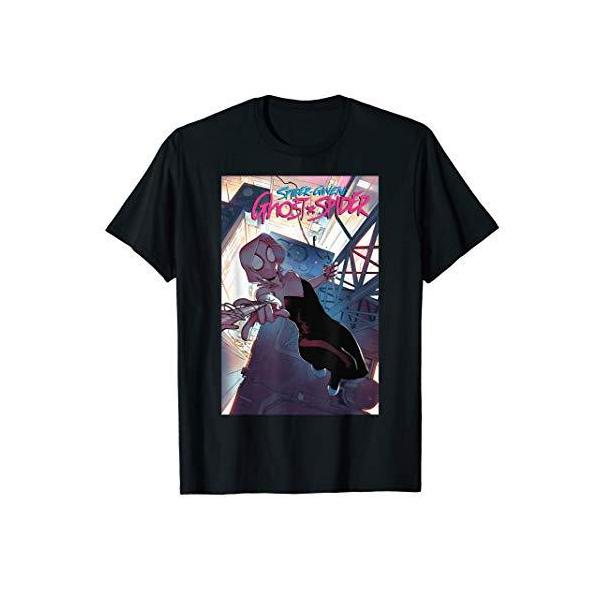Tシャツ キャラクター ファッション トップス 海外モデル MPVWP5V443E Marvel Comixology Ghost-Spider #5 Comic Book Cover T-Shirt海外限定品を迅速輸入！5〜15営業日にて...