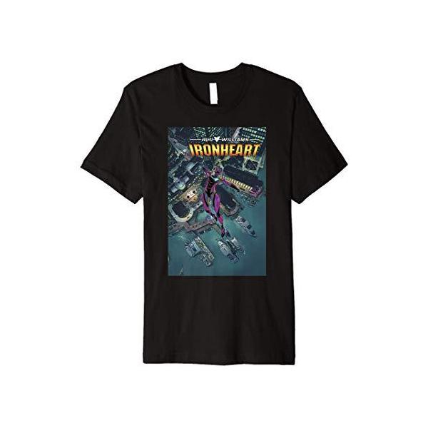 Tシャツ キャラクター ファッション トップス 海外モデル C1EZKVKJK6J Marvel Comixology Ironheart Issue #3 Comic Book Cover Premium T-Shirt海外限定品を迅速輸...