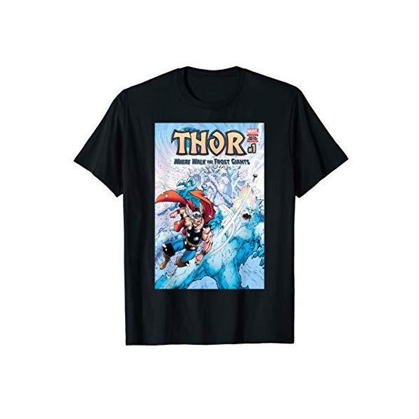 Tシャツ キャラクター ファッション トップス 海外モデル 2Q7DP19ZZ3H Marvel Thor Frost Giants Comic Cover Graphic T-Shirt T-Shirt海外限定品を迅速輸入！5〜15営業日...