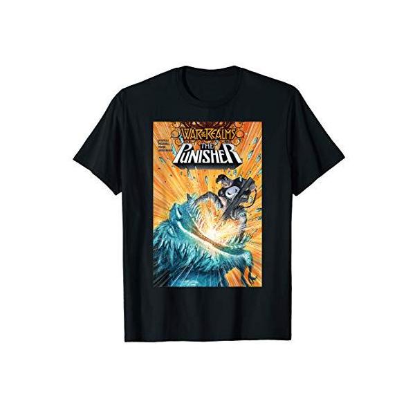 Tシャツ キャラクター ファッション トップス 海外モデル P9AKKW7MX2C Marvel The Punisher Avenger Of Midgard Comic Book Cover T-Shirt海外限定品を迅速輸入！5〜15...