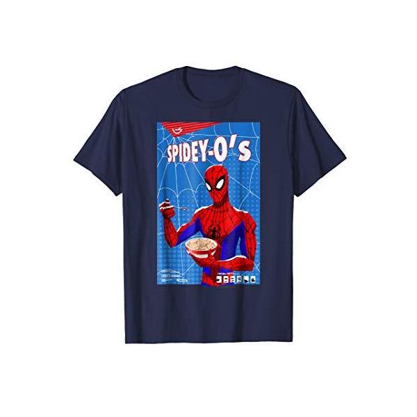 Tシャツ キャラクター ファッション トップス 海外モデル 60D1HFKMY8H Marvel Spider-Man Spiderverse Spidey-O's Box Graphic T-Shirt T-Shirt海外限定品を迅速輸入...