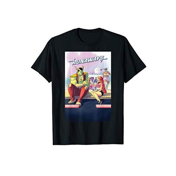 Tシャツ キャラクター ファッション トップス 海外モデル J60EEHG4PVX Marvel Runaways The Aftermath of Was Yesterday Comic Cover T-Shirt海外限定品を迅速輸入！5...