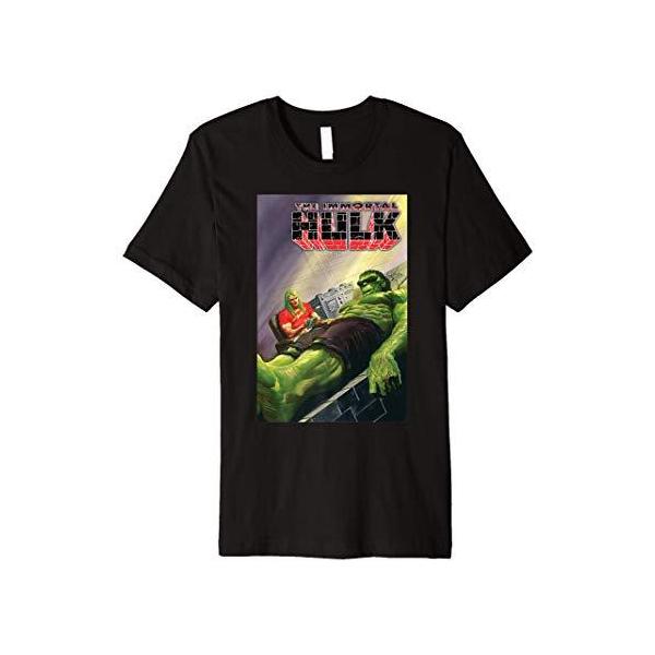 Tシャツ キャラクター ファッション トップス 海外モデル 0E5VWG6RQJM Marvel Comixology The Hulk Adam Warlock Comic Book Cover Premium T-Shirt海外限定品を...