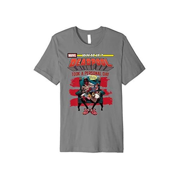 マーベル Marvel デッドプール 半袖Tシャツ レディース 【Sサイズ】 スレート ファッション トップス アメリカTシャツ キャラクター ファッション トップス 海外モデル 2S0Q870R1ZJ Marvel What If Dea...
