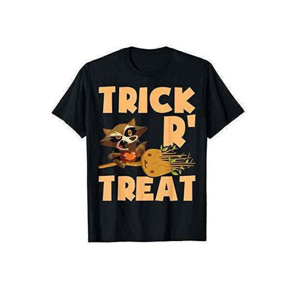 Tシャツ キャラクター ファッション トップス 海外モデル EMJPDHDK7HA Marvel Rocket And Groot Trick R' Treat Halloween T-Shirt海外限定品を迅速輸入！5〜15営業日にて発送...