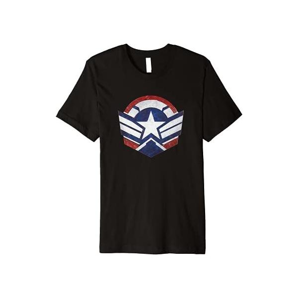 Tシャツ キャラクター ファッション トップス 海外モデル W3Y1FWSJN4W The Falcon and the Winter Soldier Captain America Star Icon Premium T-Shirt海外限...