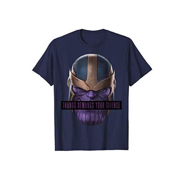 Tシャツ キャラクター ファッション トップス 海外モデル 0FNVQSMKDK7 Marvel Avengers Thanos Demands Your Silence T-Shirt海外限定品を迅速輸入！5〜15営業日にて発送します。商...