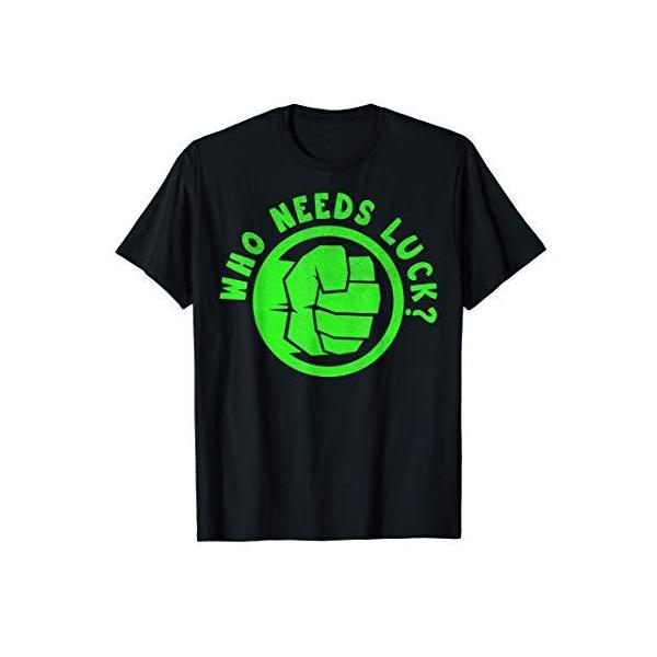 Tシャツ キャラクター ファッション トップス 海外モデル WAAXF4PTYVJ Marvel St. Patrick's Day Hulk Who Needs Luck T-Shirt海外限定品を迅速輸入！5〜15営業日にて発送します。...