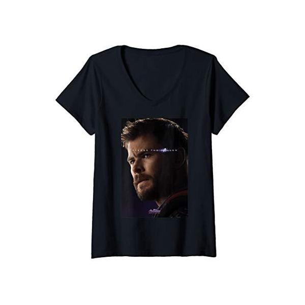 Tシャツ キャラクター ファッション トップス 海外モデル CKAN4WJX4TE Marvel Avengers Endgame Thor What Ever It Takes Poster V-Neck T-Shirt海外限定品を迅速輸...
