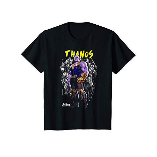 Tシャツ キャラクター ファッション トップス 海外モデル 8NPYAWT1M03 Kids Marvel Avengers Infinity War Thanos Up Front Graphic T-Shirt T-Shirt海外限定品...