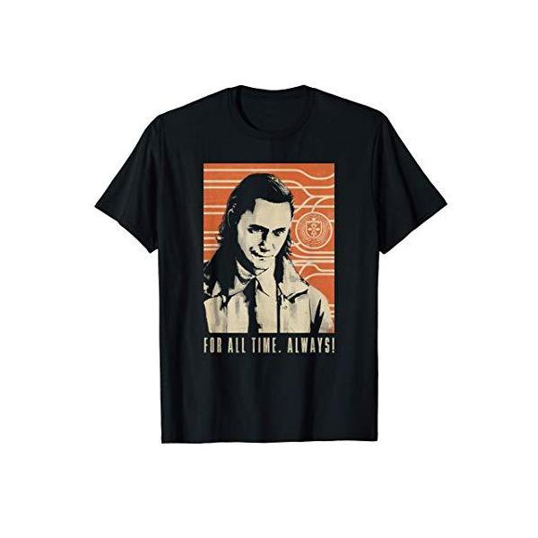 Tシャツ キャラクター ファッション トップス 海外モデル EW5KYB7GDN8 Marvel Loki For All Time Always! T-Shirt海外限定品を迅速輸入！5〜15営業日にて発送します。商品名（自動翻訳）：Ma...