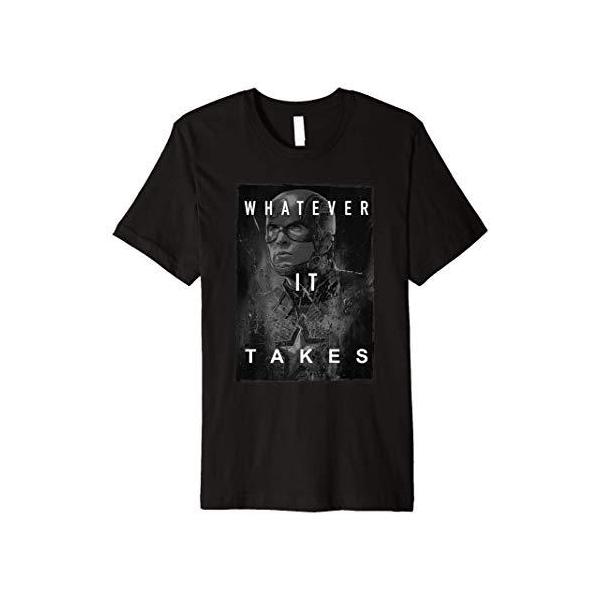 Tシャツ キャラクター ファッション トップス 海外モデル RJZ8N3BGPKR Avengers Endgame Captain America What Ever It Takes Poster Premium T-Shirt海外限定...