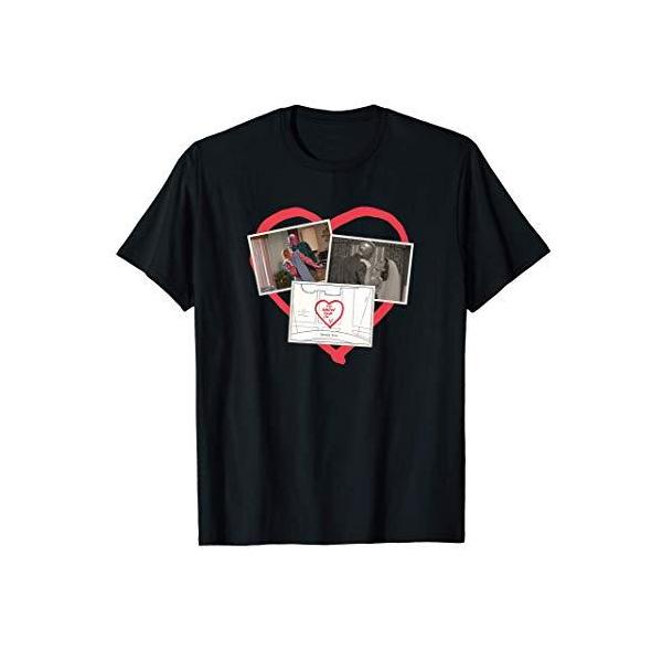 Tシャツ キャラクター ファッション トップス 海外モデル E07F73V7HKT Marvel WandaVision Super Powered Couple Heart T-Shirt海外限定品を迅速輸入！5〜15営業日にて発送します...