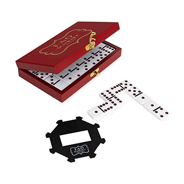 ボードゲーム 英語 アメリカ 海外ゲーム 6054090 Spin Master FAO Schwarz Double Six Color Dot Dominoes, Classic Matching Game, for Adults an...