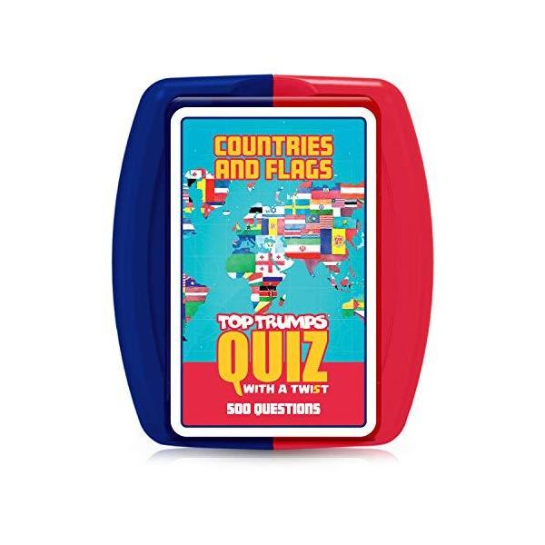 ボードゲーム 英語 アメリカ 海外ゲーム 036450 Top Trumps Countries and Flags: Quiz Games - Trivia Quiz - Kids Games for Learning - Great T...