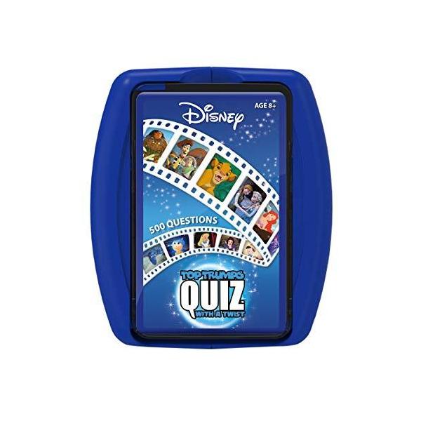 ボードゲーム 英語 アメリカ 海外ゲーム TU00031-EN2-6 Top Trumps Disney Classic Quiz Game, 500 questions to test your knowledge and memory ...