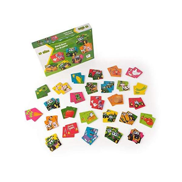 ボードゲーム 英語 アメリカ 海外ゲーム 47283 John Deere Kids Matching Game - Farm Themed Memory Game for Toddlers and Kids - John Deere To...
